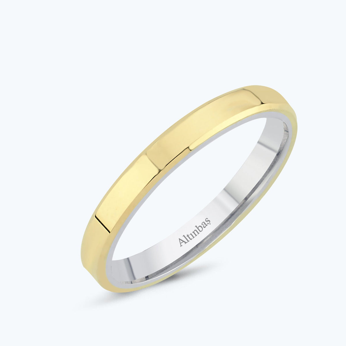 Men's Gold Wedding Ring: AL0401-M - Altınbaş