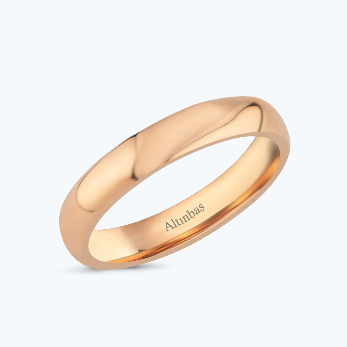 Men's Gold Wedding Ring: D0309-M - Altınbaş