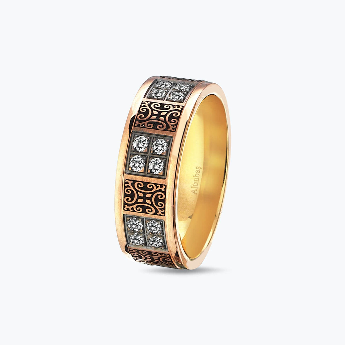 Women's Gold Wedding Ring: E0277-W - Altınbaş